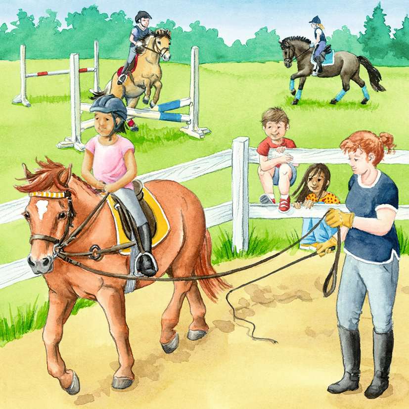 Why? Why? Why? Jigsaw Puzzle A Day at the Riding School – Ravensburger ...