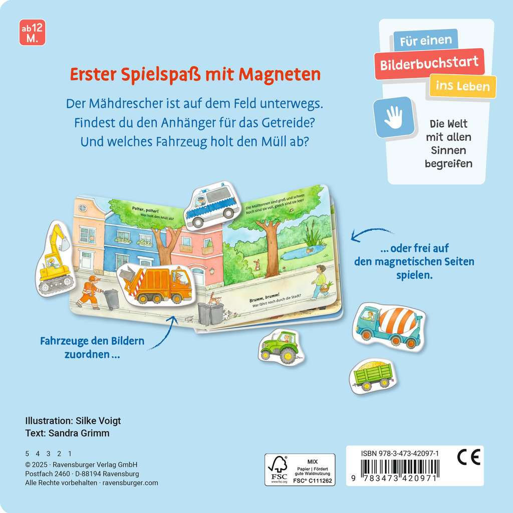 My First Magnet Book: What’s Driving Where? Vehicles – Ravensburger ...