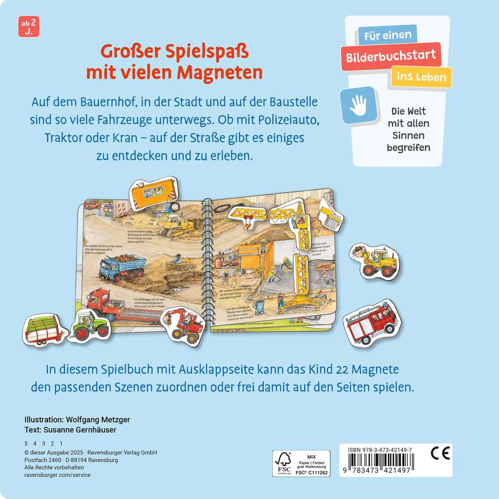 My Big Magnet Book: Who’s Going Where? – Ravensburger Foreign Rights