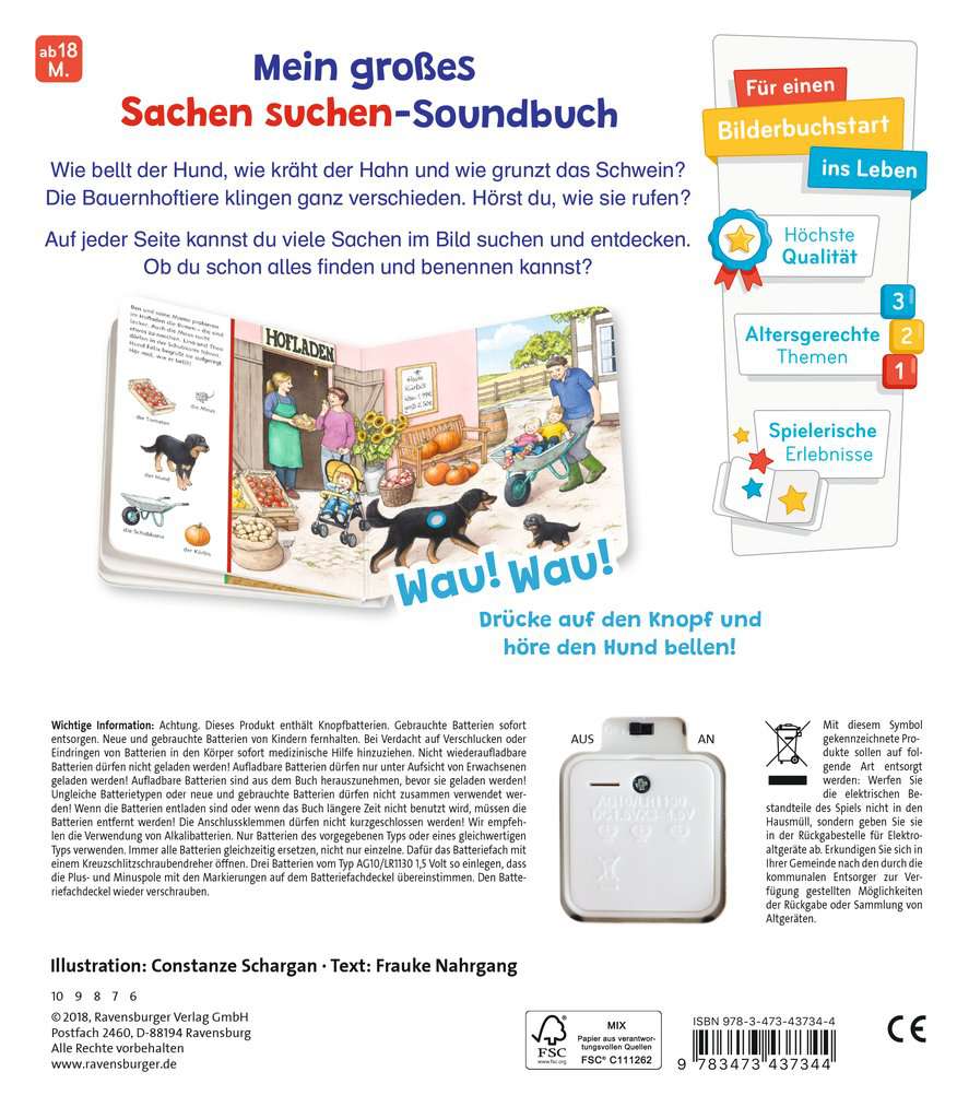 Look and Listen: On the Farm – Ravensburger Foreign Rights