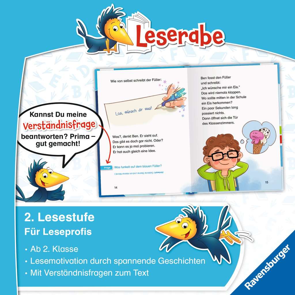 Reading Raven – Level 2: The Magic Fountain Pen – Ravensburger Foreign ...