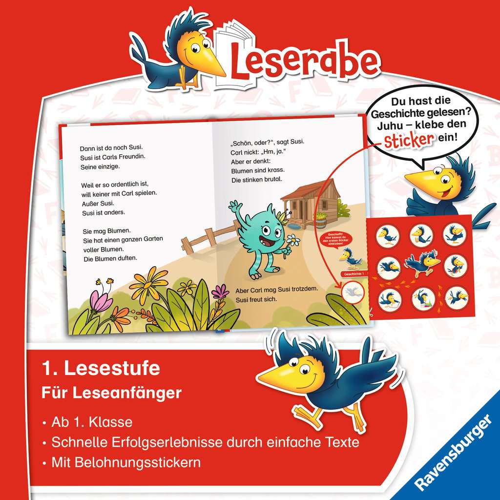 Reading Raven – Level 1: The Monster Sheriff – Ravensburger Foreign Rights