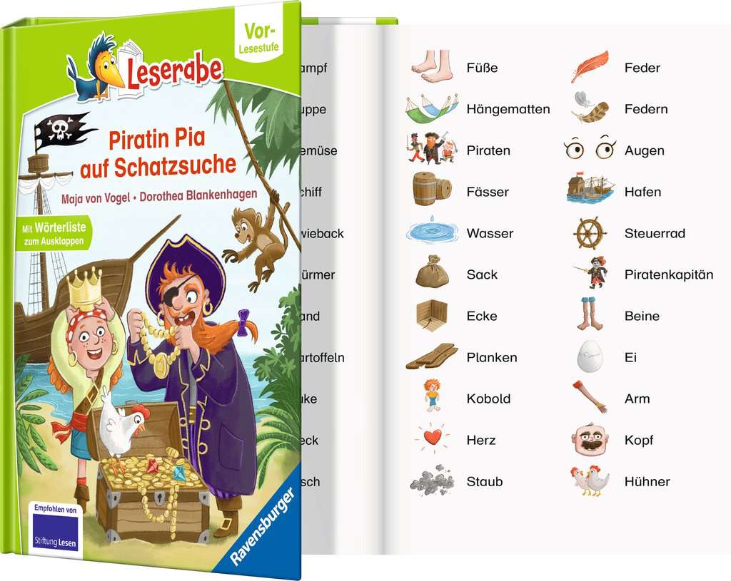 Reading Raven – Pre-Reading Level: Pirate Pia on a Treasure Hunt ...