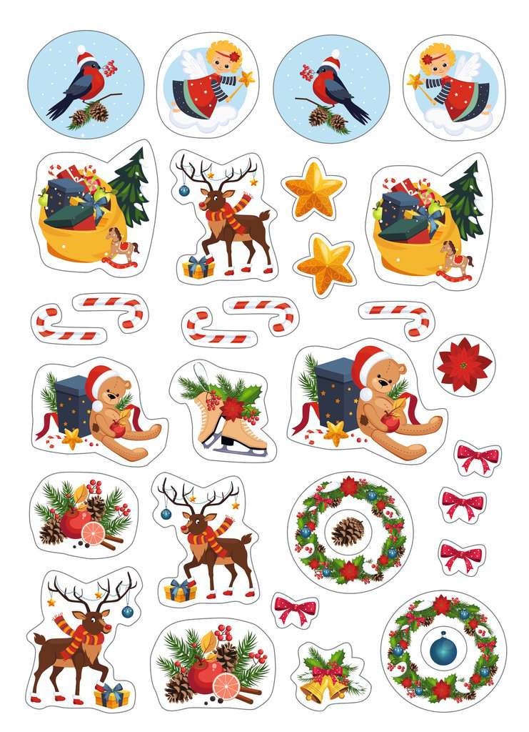 My Favorite Christmas Coloring Book With Stickers, Ages 4 and Over ...