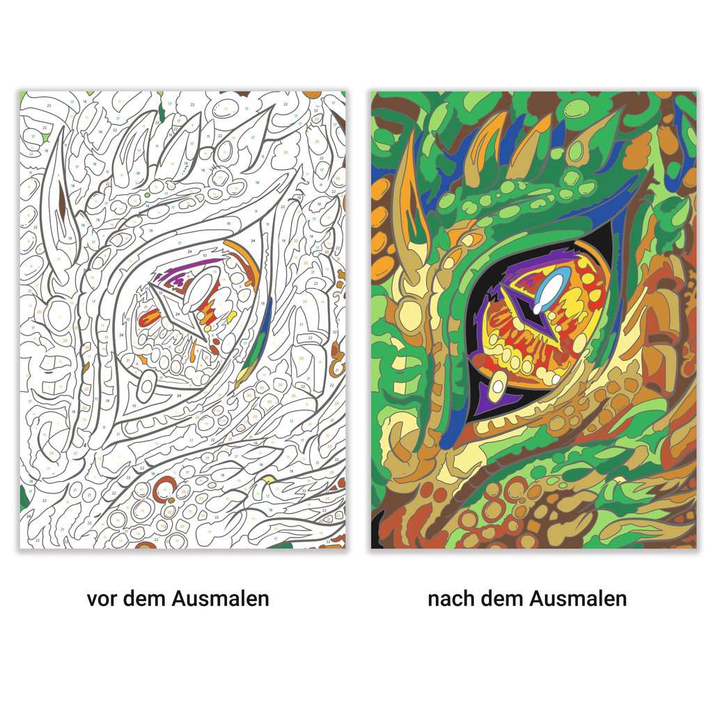 Coloring by Number: Dragons – Ravensburger Foreign Rights